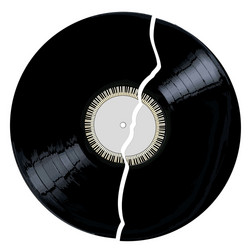 Vinyl Broken Record Vector Images (over 100)