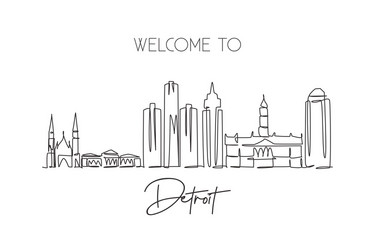 Detroit Skyline Vector Images (over 190)