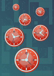 Time Passing Vector Images (over 4,000)