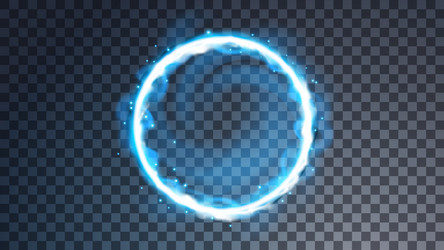 Magic fantasy portal futuristic teleport light Vector Image