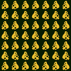 Skull pineapple cone military background Vector Image