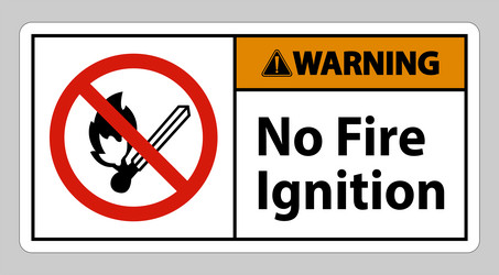 No lighter symbol sign on white background Vector Image
