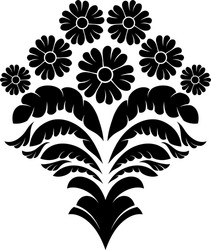 Damask emblem set Royalty Free Vector Image - VectorStock