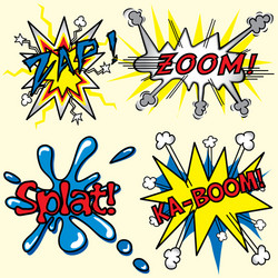 Comic Splat Vector Images (over 800)
