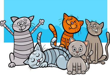 Cartoon Cats Vector Images (over 180,000)