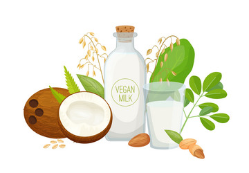 Plant Based Milk Vector Images (over 590)