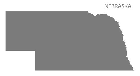 Nebraska State Shape Vector Images (over 290)
