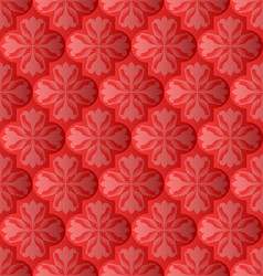 Red pattern seamless with ornament Royalty Free Vector Image