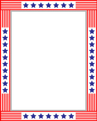 American Flag Corner Border Vector Images (over 260)