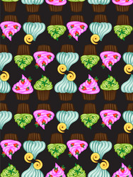 Cakes sweets inscription lettering template Vector Image