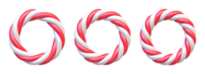 Candy cane seamless pattern Royalty Free Vector Image
