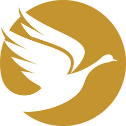 Goose logo template Royalty Free Vector Image - VectorStock