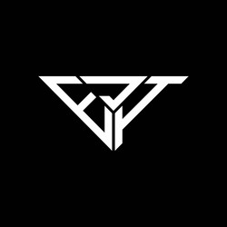 Eji letter logo creative design with graphic Vector Image