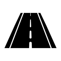 Road icon Royalty Free Vector Image - VectorStock