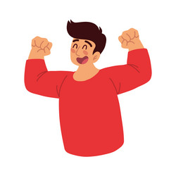 Man Arms Up Vector Images (over 7,200)