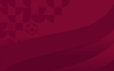 Maroon qatar background soccer championship banner