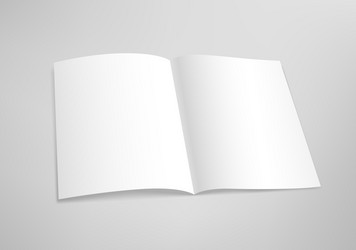 Blank or empty template of book cover Royalty Free Vector