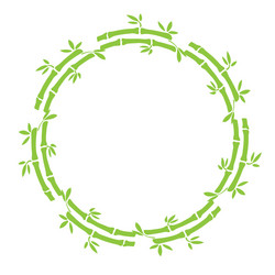 Bamboo Frame Circle Vector Images (over 140)