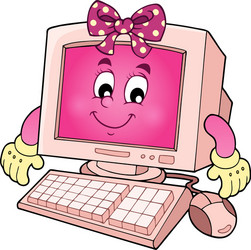 Angry computer Royalty Free Vector Image - VectorStock