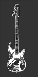 Bass guitar Royalty Free Vector Image - VectorStock