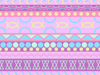 Ethnic seamless pattern violet and blue color Vector Image