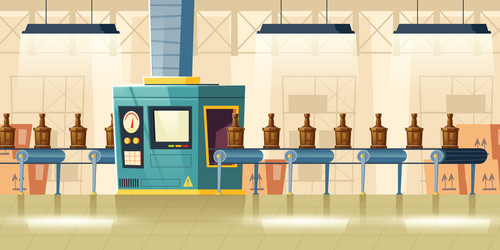 Cartoon Conveyor Belt Vector Images (over 1,600)
