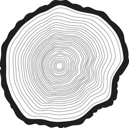 Conceptual background with tree-rings Royalty Free Vector