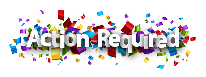 Action Required Needed Vector Images (over 120)