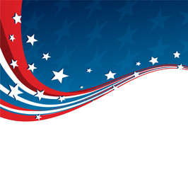 Usa color flag concept background Royalty Free Vector Image