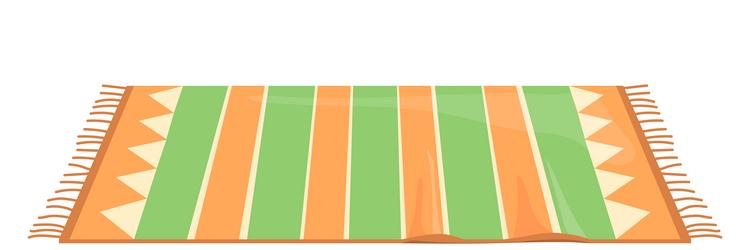 Cartoon rug Royalty Free Vector Image - VectorStock