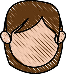 Face head mother mom woman image Royalty Free Vector Image