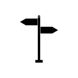 Road sign logo Royalty Free Vector Image - VectorStock