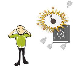 Sabotage Royalty Free Vector Image - VectorStock