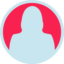Female user icon eps app avatar woman Royalty Free Vector