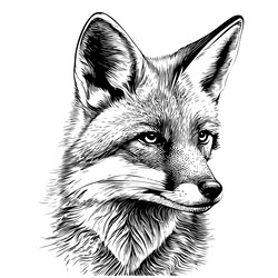 Fox Drawings In Pencil