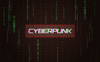 Hacked glitch with matrix effect binary code Vector Image