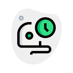 Time taken during measurement of object Royalty Free Vector