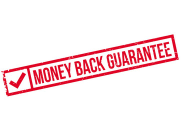 Money back guarantee stamp Royalty Free Vector Image