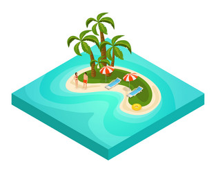 Isometric Beach Vector Images (over 10,000)