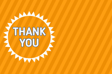 Thank you Royalty Free Vector Image - VectorStock