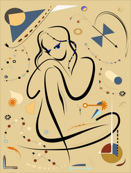 Painter Abstract Miro Vector Images (62)