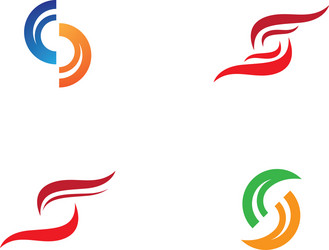 S letter symbol design Royalty Free Vector Image