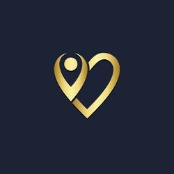Gold Heart Outline Vector Images (over 4,300)