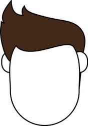 Man face design Royalty Free Vector Image - VectorStock