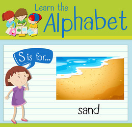 Sand Flashcard Vector Images (21)
