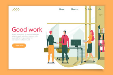 Production typographic header entrepreneurship Vector Image