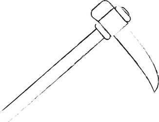 Pick construction tool Royalty Free Vector Image