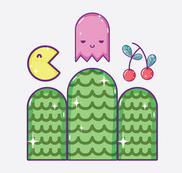 Game Cute Pacman Vector Images (over 180)