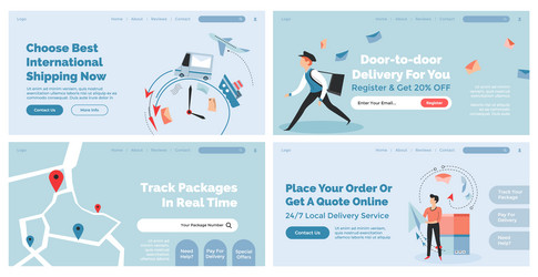 From hand to hand delivery service banner Vector Image