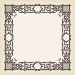 Frame Coptic Border Vector Images (over 210)